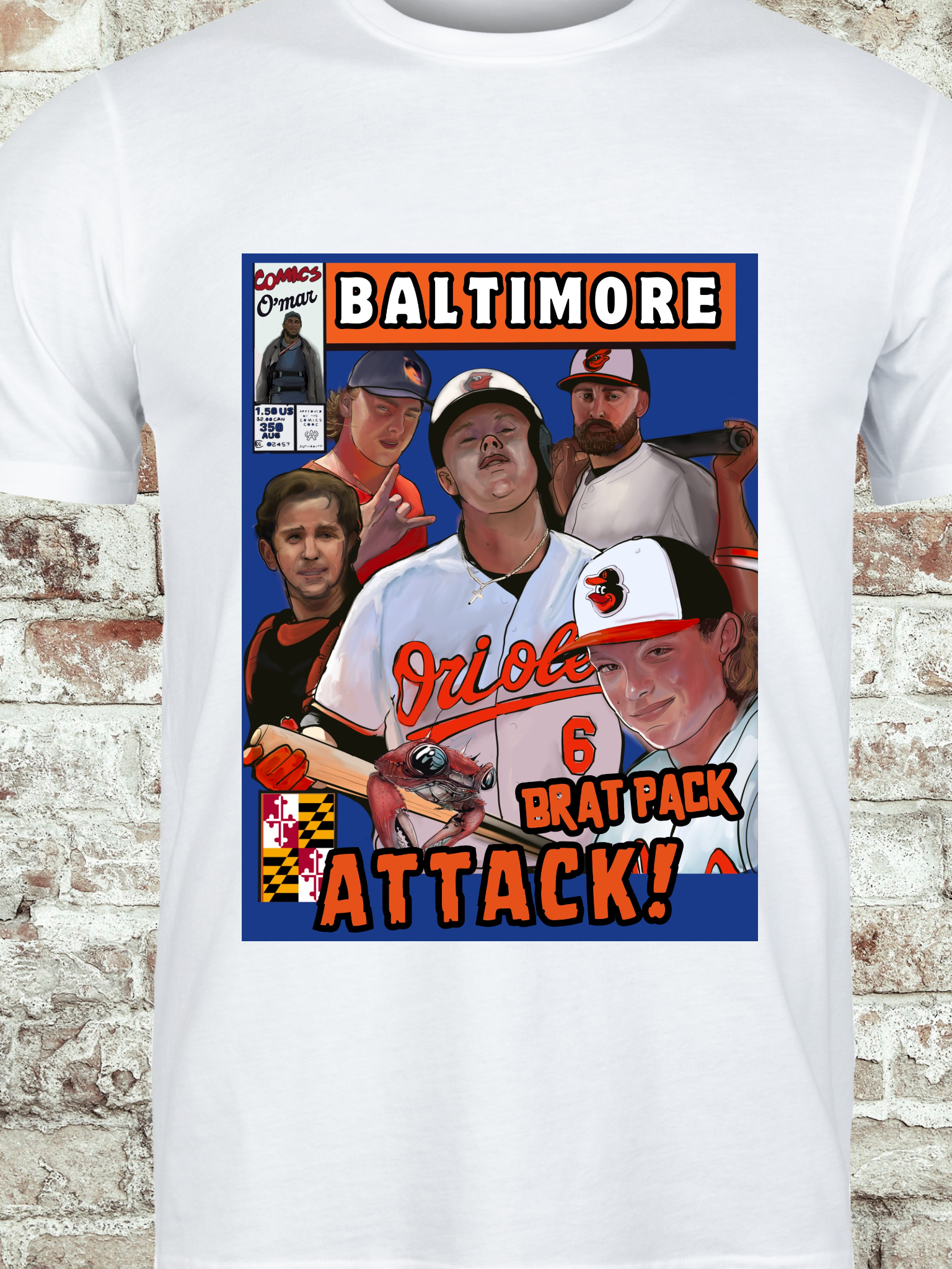 Baltimore Baseball inspired Tee – Chadsters